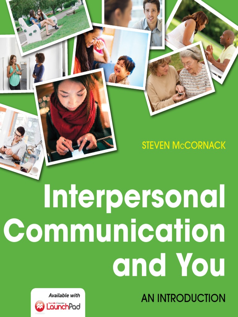 Interpersonal Communication and You An Introduction (Steven McCornack) | PDF | Communication ...