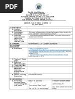 Lesson Plan Gas Law | PDF | Gases | Carbonated Water