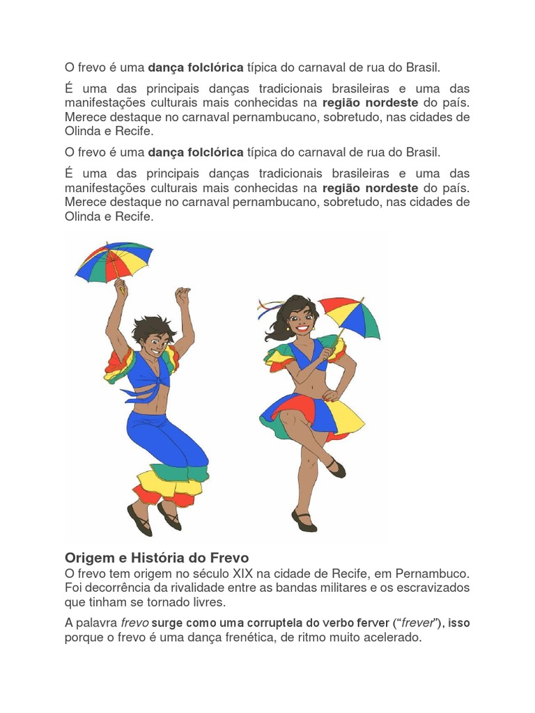 FREVO | PDF | Artes Cênicas