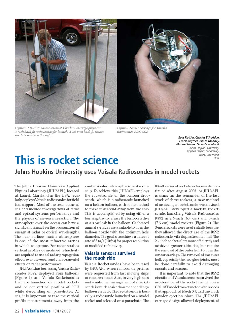 vn174 This Is Rocket Science | PDF | Rocket | Applied And ...