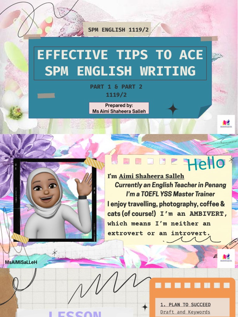 SPM English Writing Tips | PDF | Social Media | Popular Culture & Media ...
