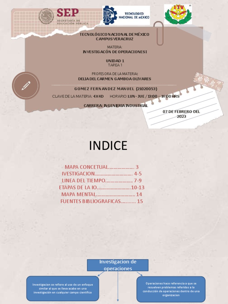 Tarea 1 IO | PDF | La investigación de operaciones | Programación lineal