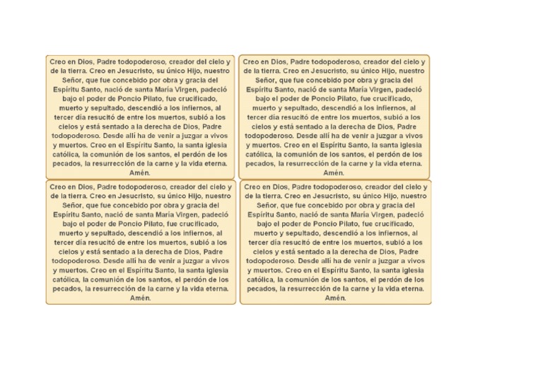 Credo 4 | PDF