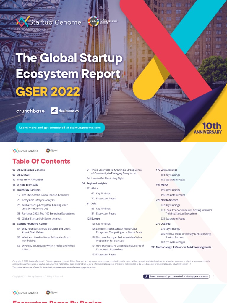 Global Startup Ecosystem Report 2022 - V2.0 | PDF | Startup Company ...