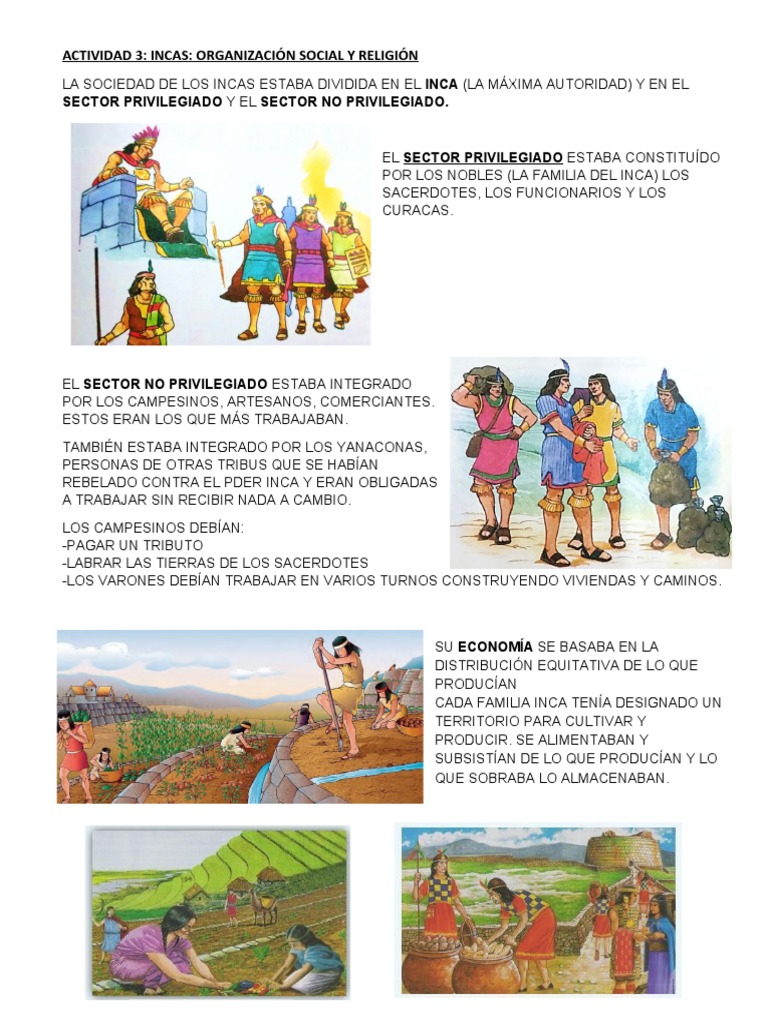 Actividad 3 Los Incas | PDF