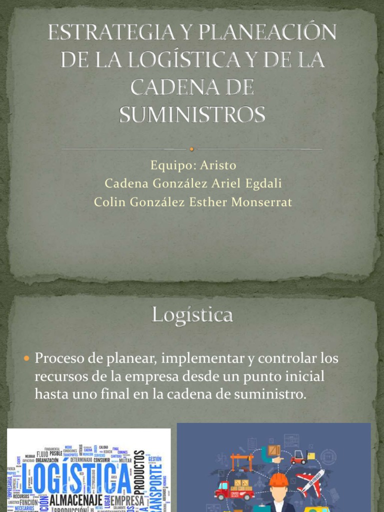 Planeacion de La Logistica | PDF | Logística | Planificación Planeacion de La Logistica | PDF | Logística | Planificación