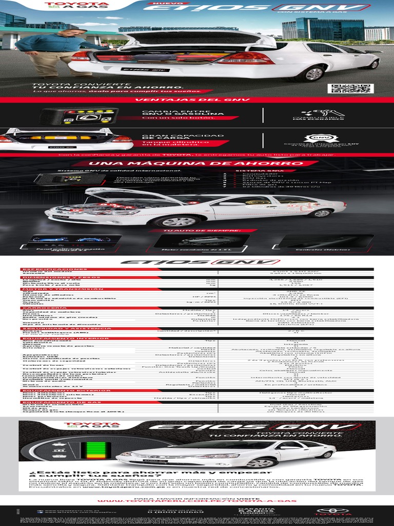 ETIOS GNV Descripción | PDF | Inyección de combustible | Vehículos
