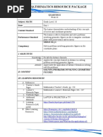 Distance Formula Lesson Plan for Grade 10 | PDF | Distance | Geometry