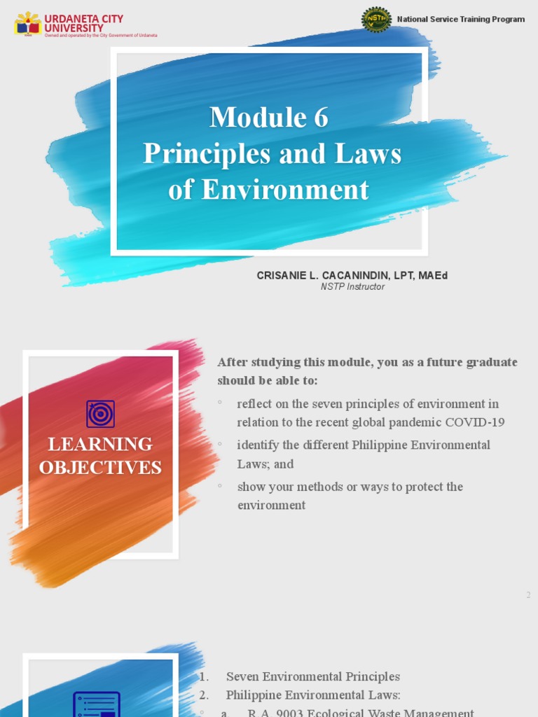 NSTP Module 6 | PDF | Color | Nature