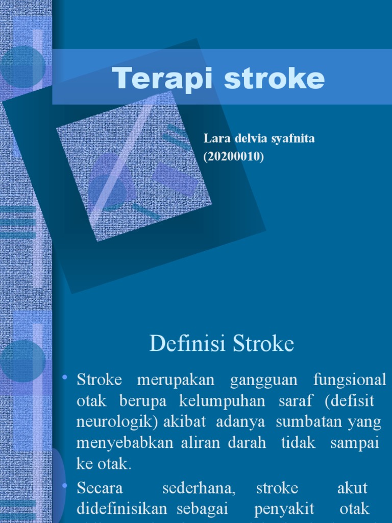 Terapi Stroke | PDF | Sains & Matematika