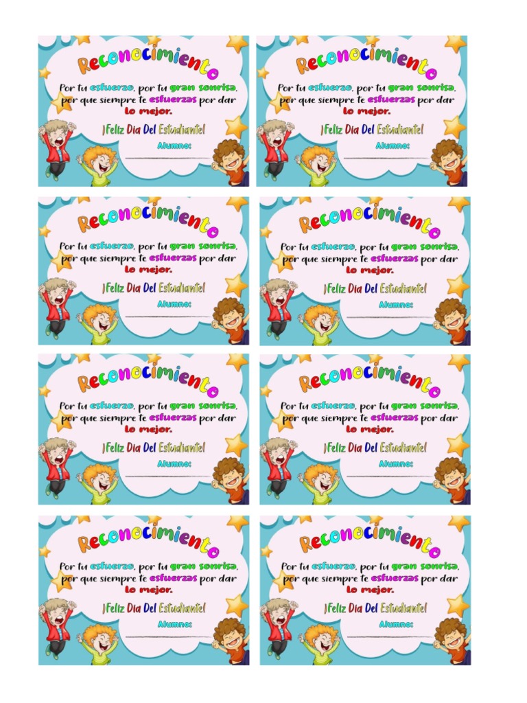 Regalo Dia Del Estudiante | PDF