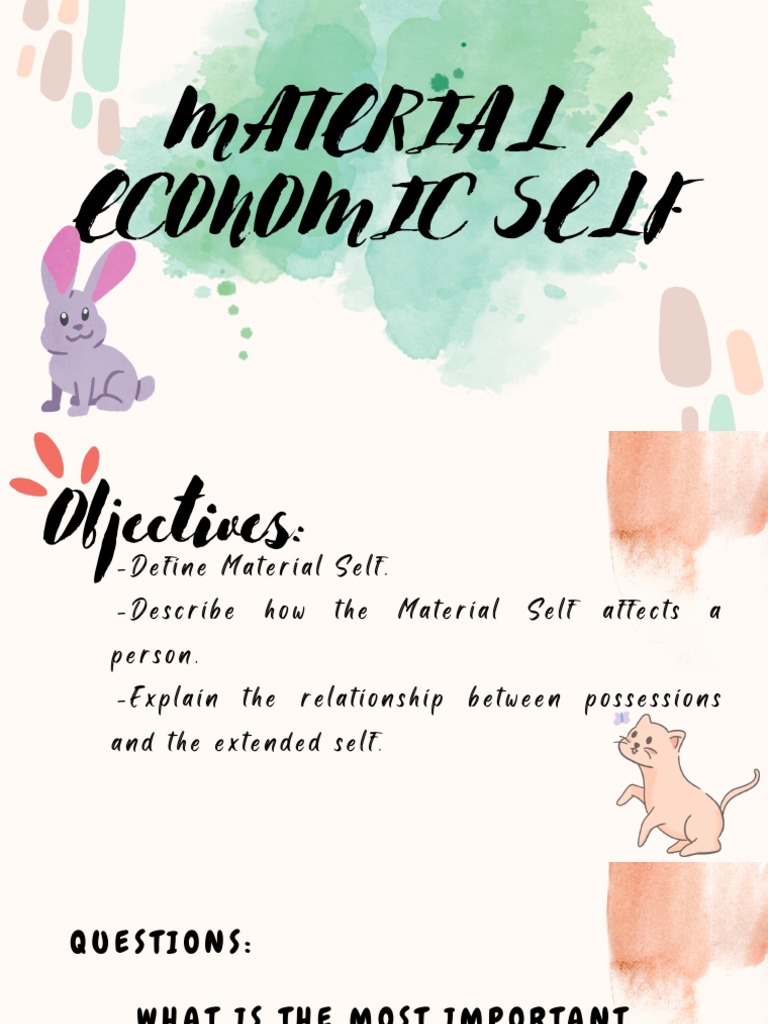 Material Economic Self | Download Free PDF | Self | Attitude (Psychology)