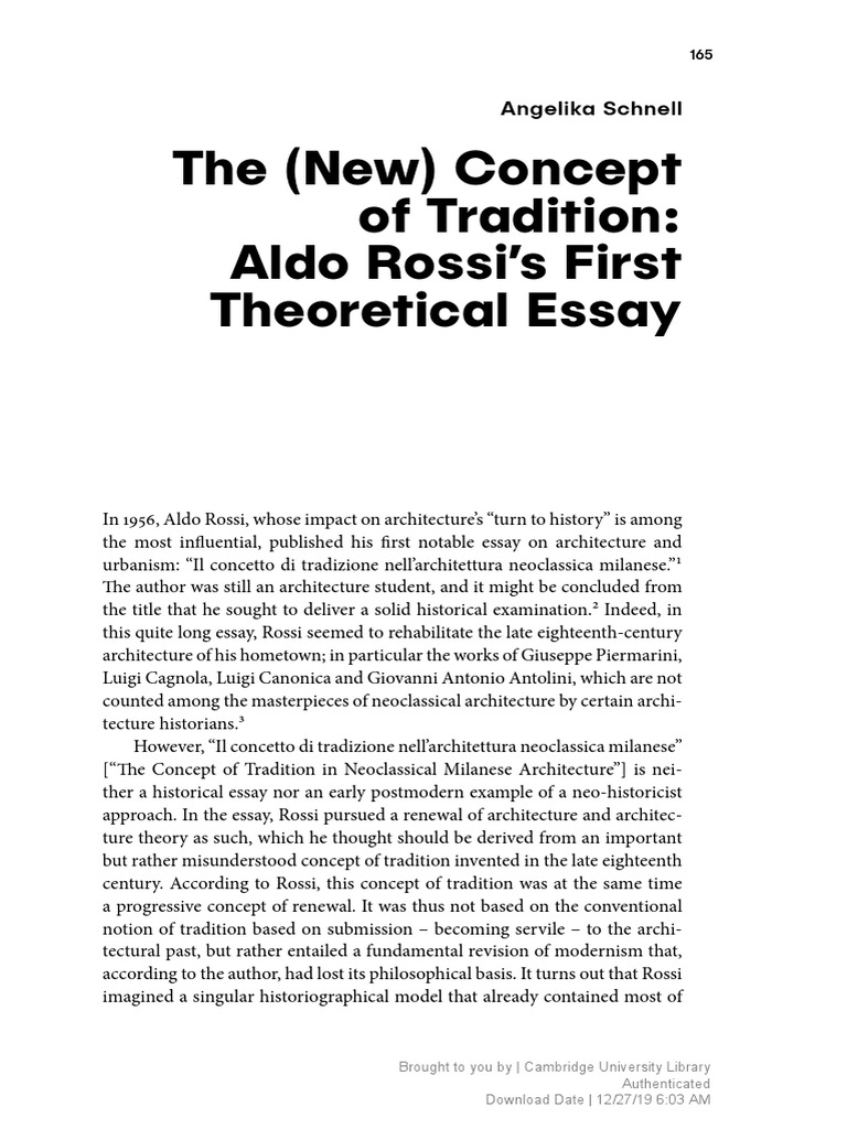 The New Concept of Tradition | PDF | Age Of Enlightenment | Theory