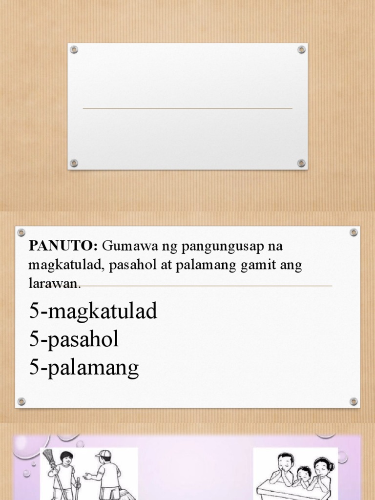 Gawain Sa Pahambing | PDF