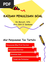 Panduan Penyusunan Kisi-Kisi Dan Soal | PDF