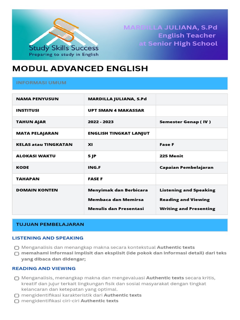 Modul Ke-2 Peminatan | PDF | Karier & Perkembangan