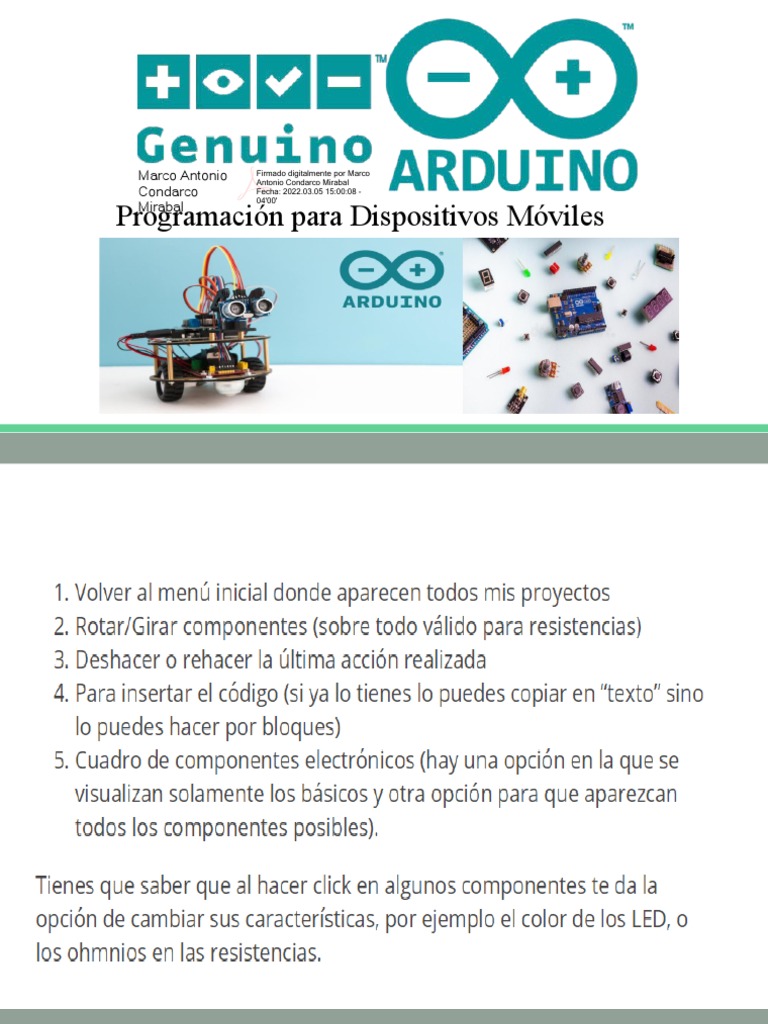 Practica - de - Arduinos - en - Tinkercad 2 | PDF | Resistor | Transistor