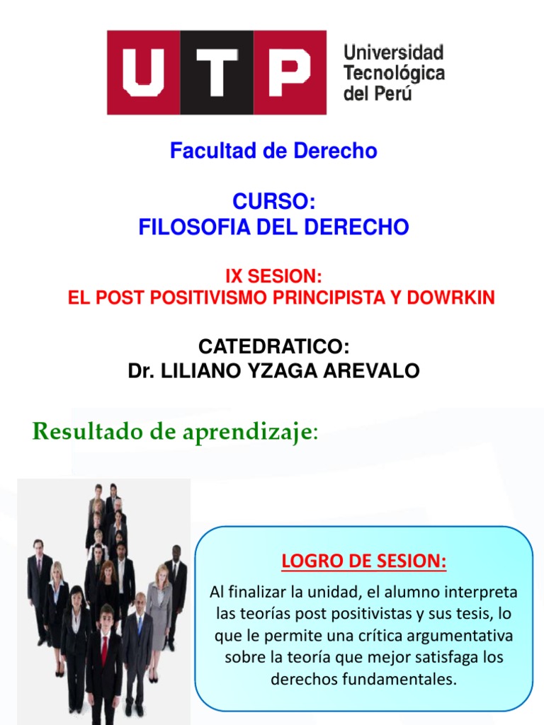 Post Positivismo: Principista y Dworkin | PDF | La Ley natural ...