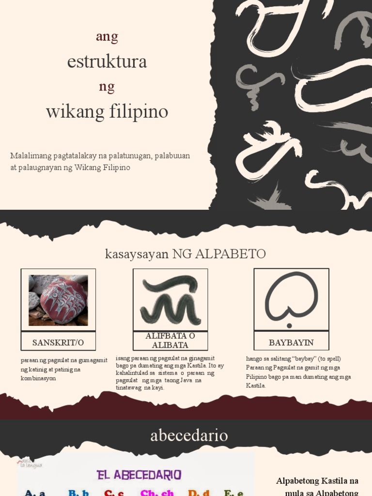 ANG Estruktura NG Wikang Filipino | PDF