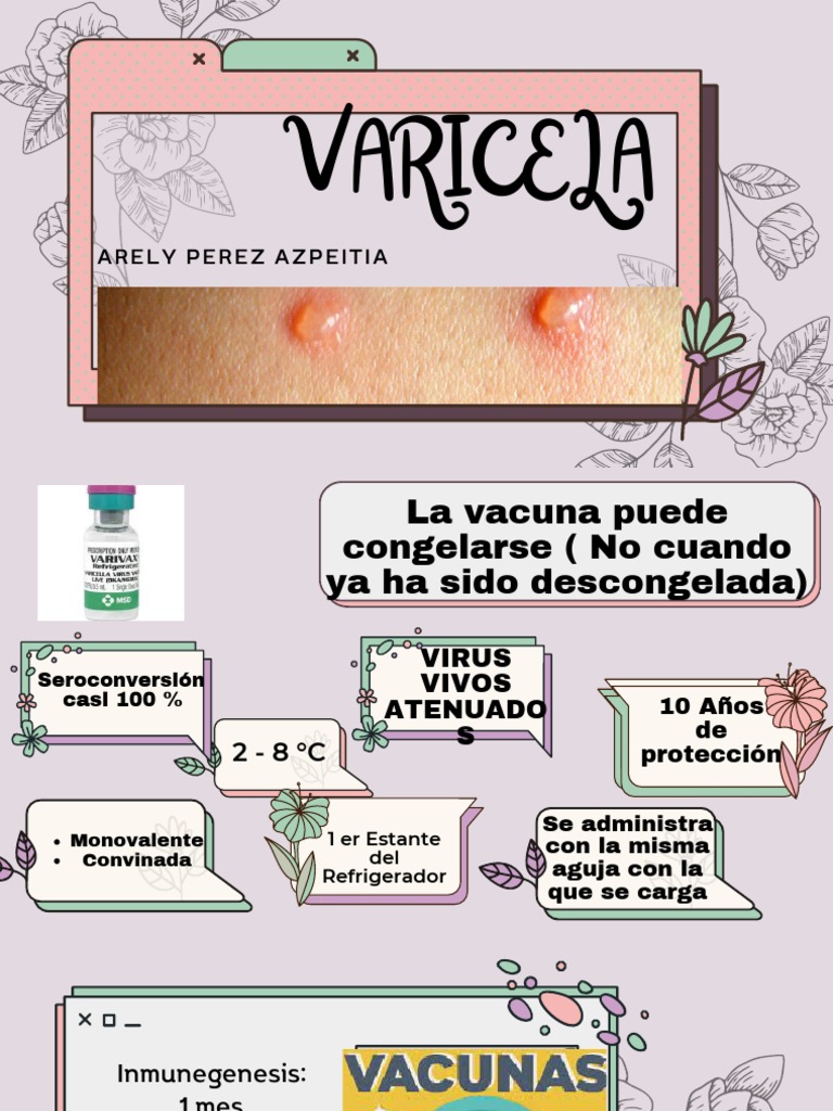 VARICELA | PDF | Medicina CLINICA | Especialidades Medicas