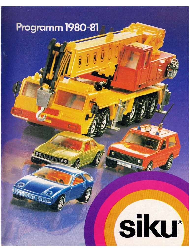 Siku Katalog 80-81 | PDF