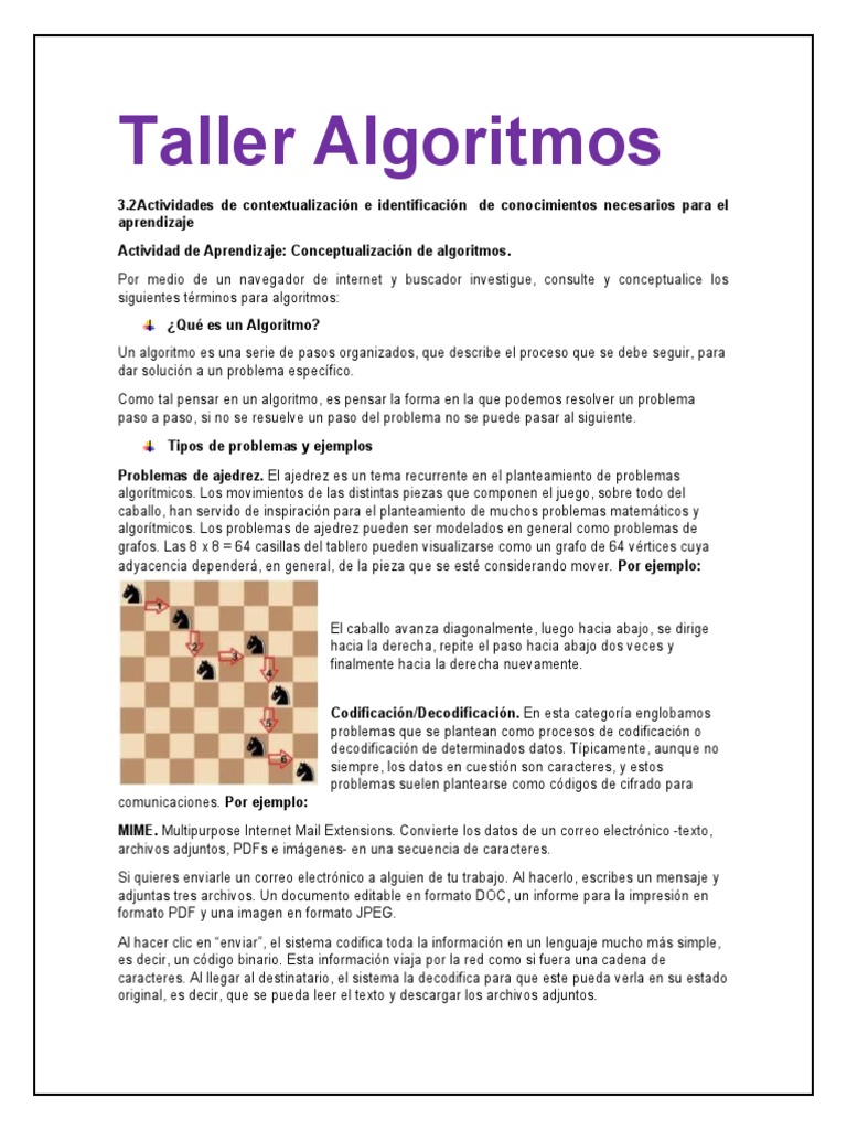 Taller Algoritmos Pdf Algoritmos Programación De Computadoras