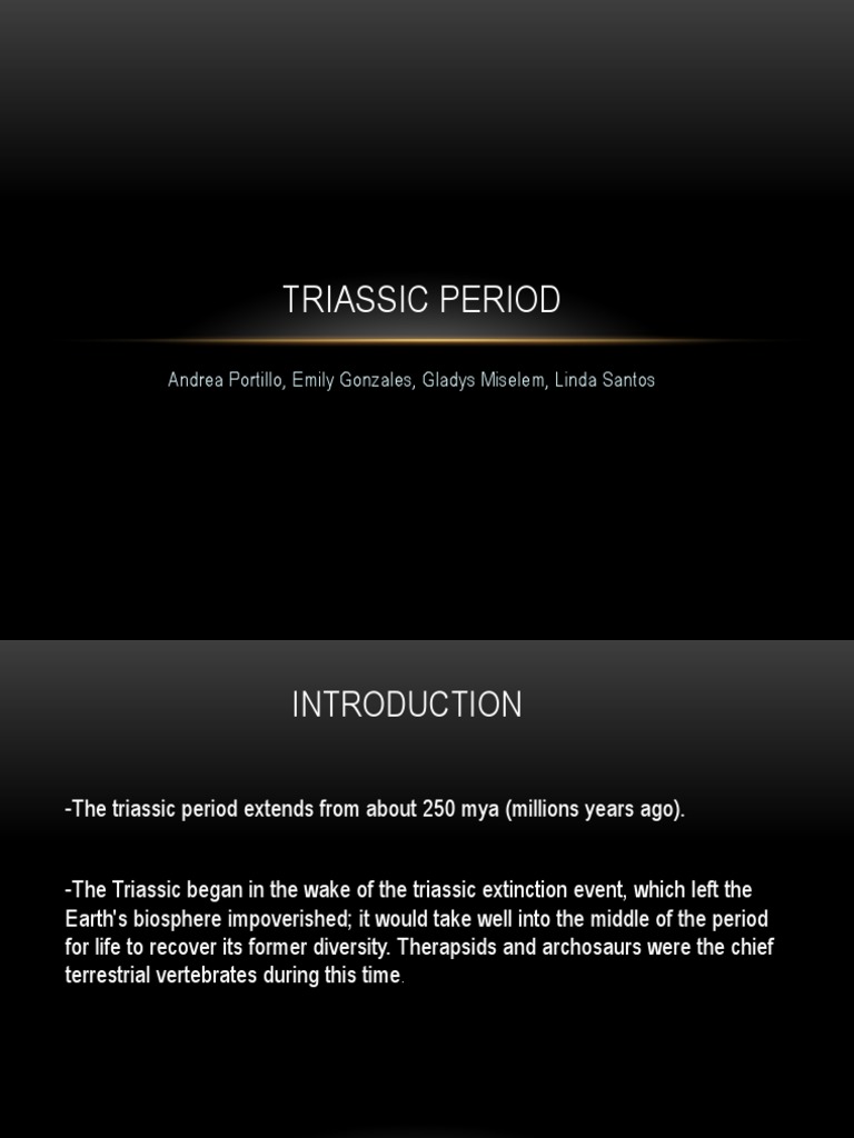 Triassic Period | PDF | Earth Sciences | Nature