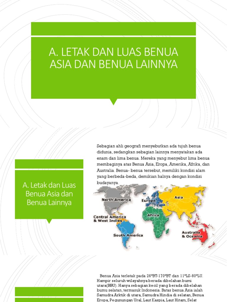 Letak Dan Luas Benua | PDF