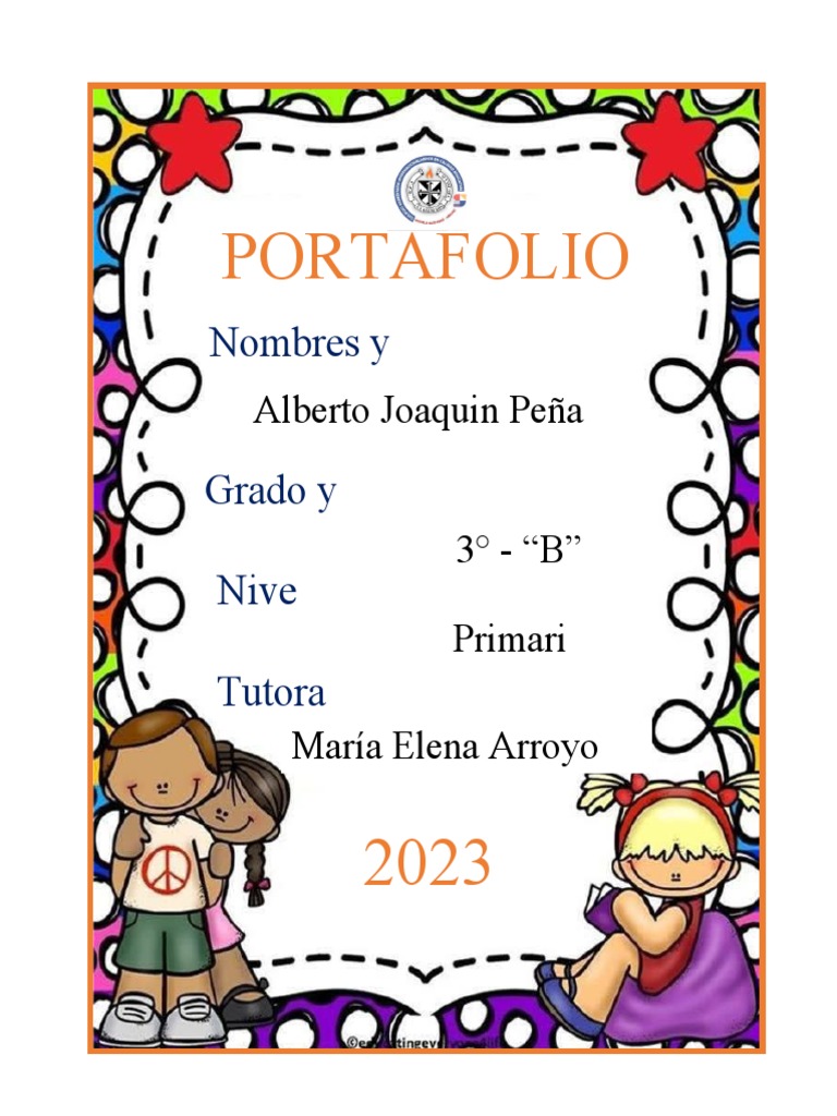 Portafolio Caratula Estudiantes | PDF