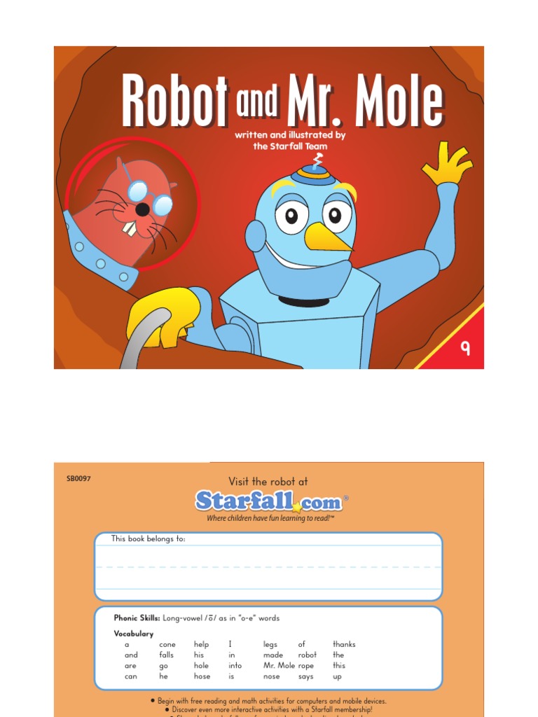 9 Robot MrMole by Starfall | PDF | Freedom Of Expression Law ...
