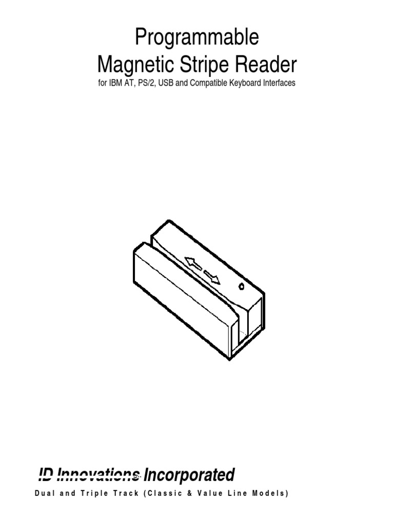 Mag Stripe Reader msr-ps2 User Manual | PDF | Usb | Computer Keyboard