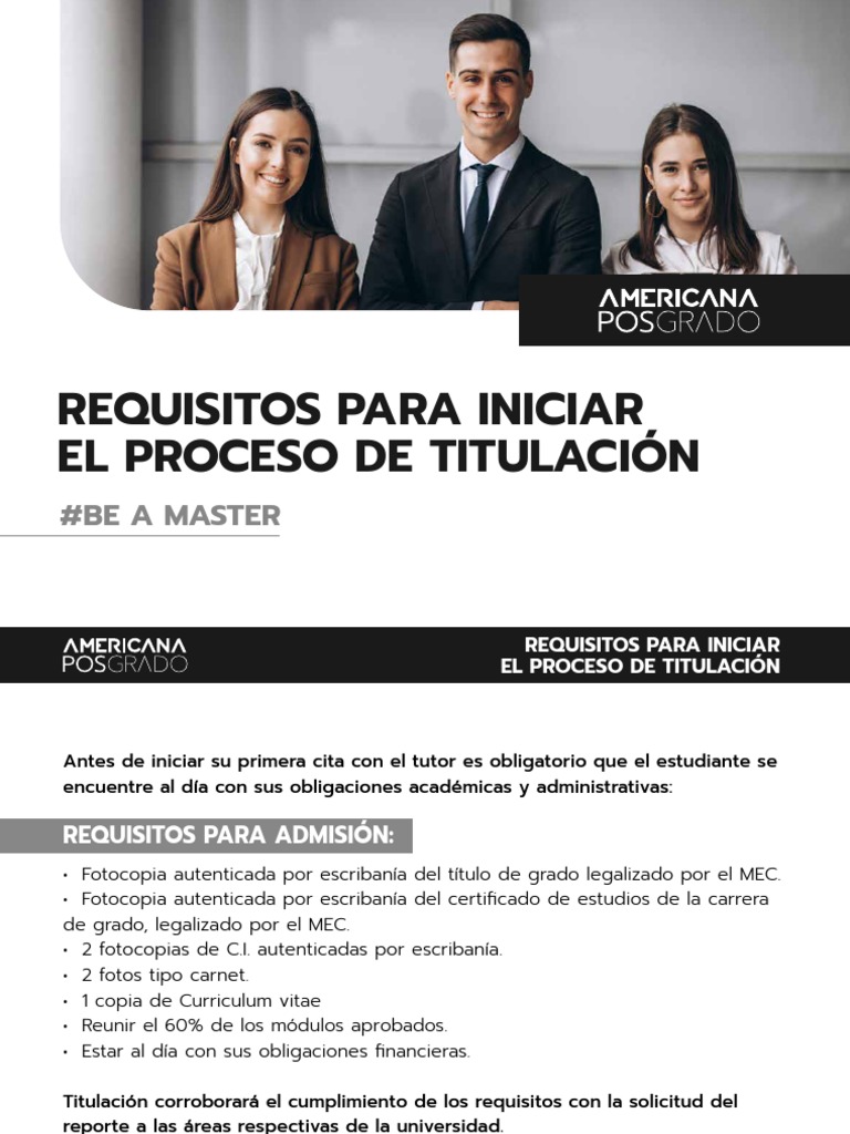 Titulacion POSGRADO | PDF