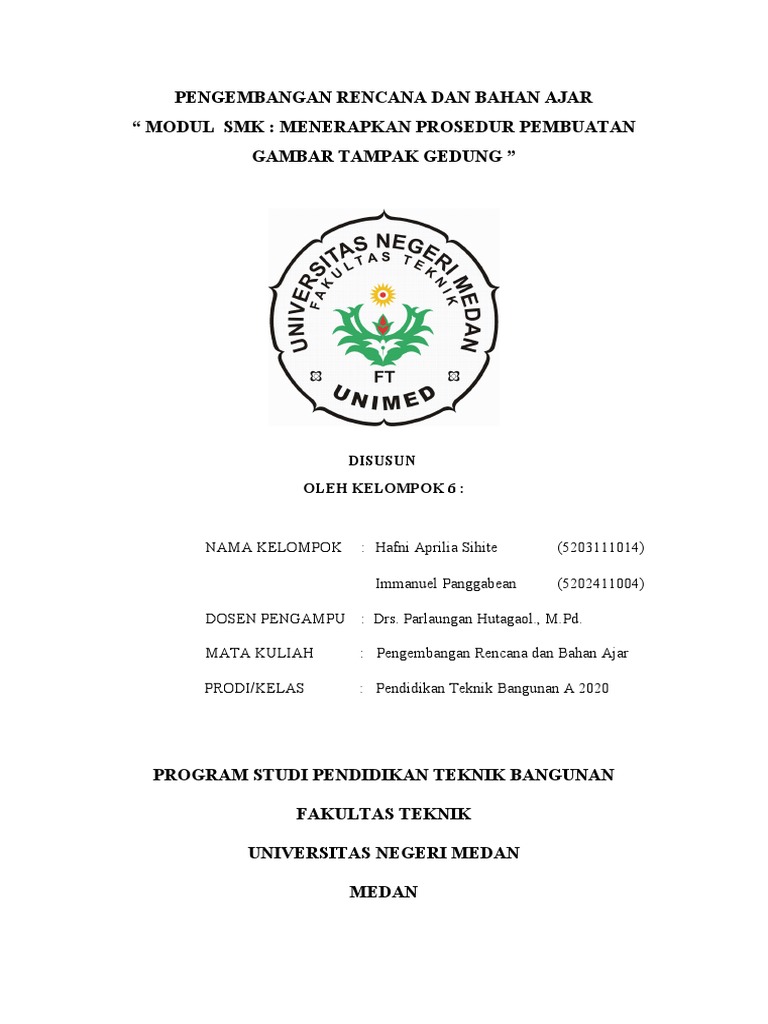 Modul SMK: Gambar Tampak Gedung | PDF