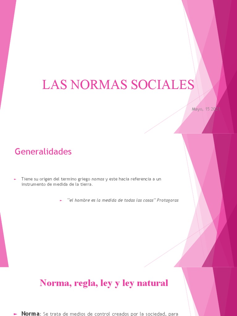 LAS NORMAS SOCIALES | PDF | Comportamiento | Justicia
