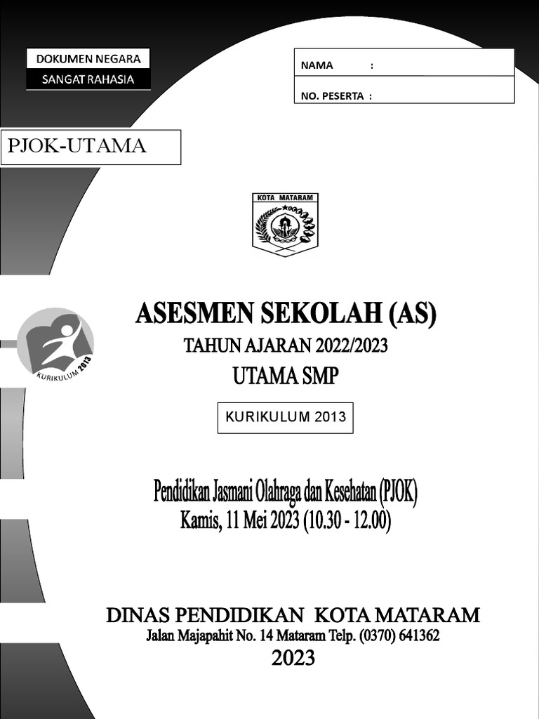 Cover Pjok 2023 | PDF