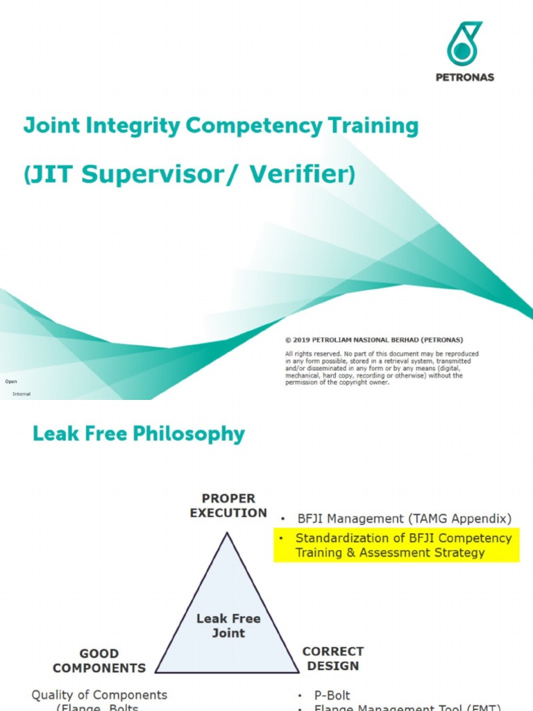 JIT Supervisor Verifier Training v10 | Download Free PDF | Mechanical ...