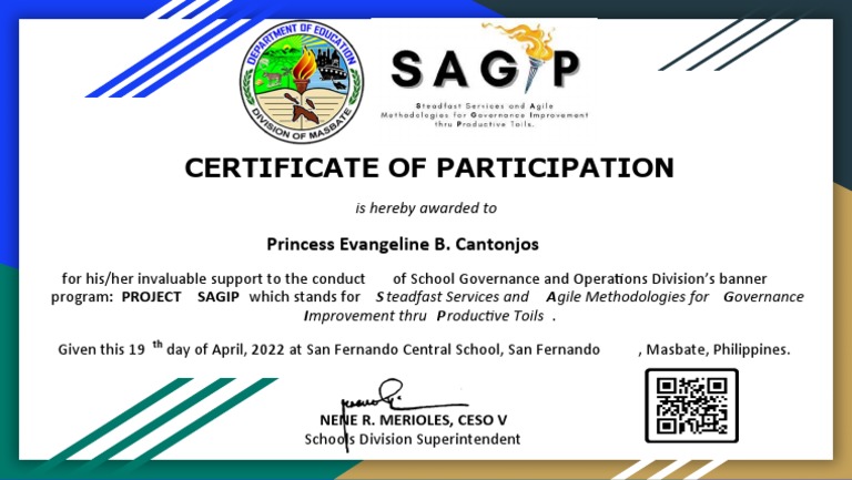 Sagip Certi | PDF