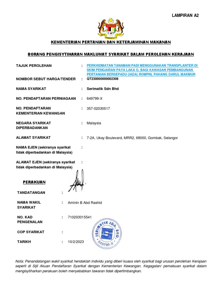 Lampiran - A2 - SM | PDF
