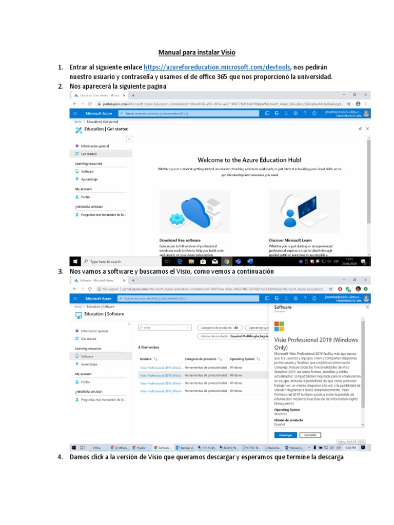 Manual para Instalar Visio | PDF | Informática