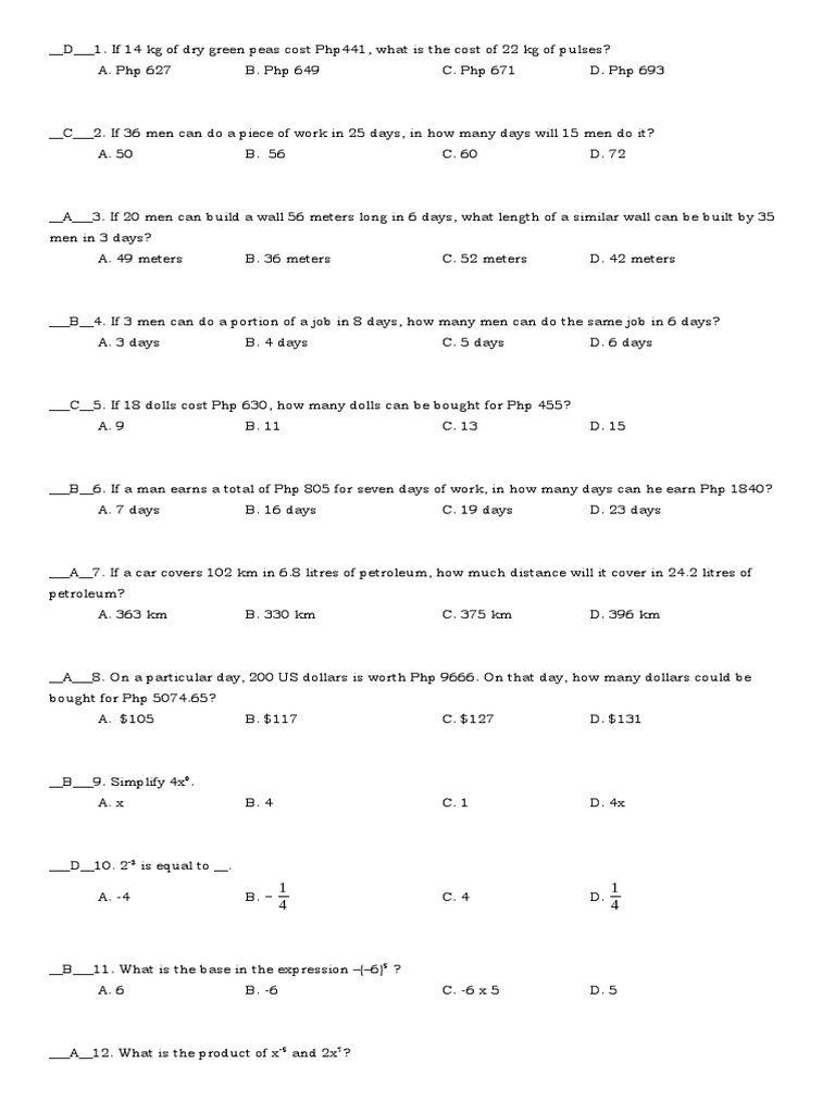 Oral MATH 9 | PDF | Discrete Mathematics | Number Theory