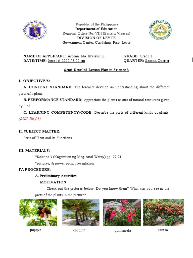 Final LP Elem | PDF | Wellness | Science & Mathematics