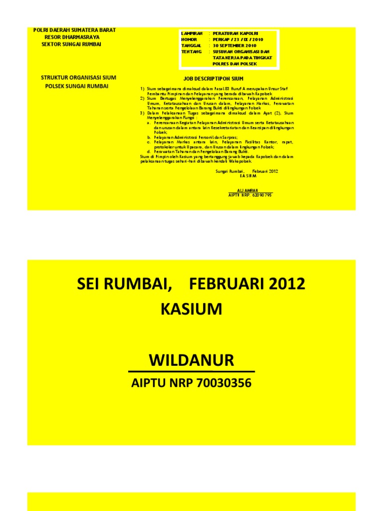 Job Description Sium | PDF