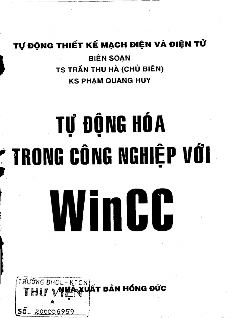 Tự Động Hóa Trong Công Nghiệp Với WINCC | PDF