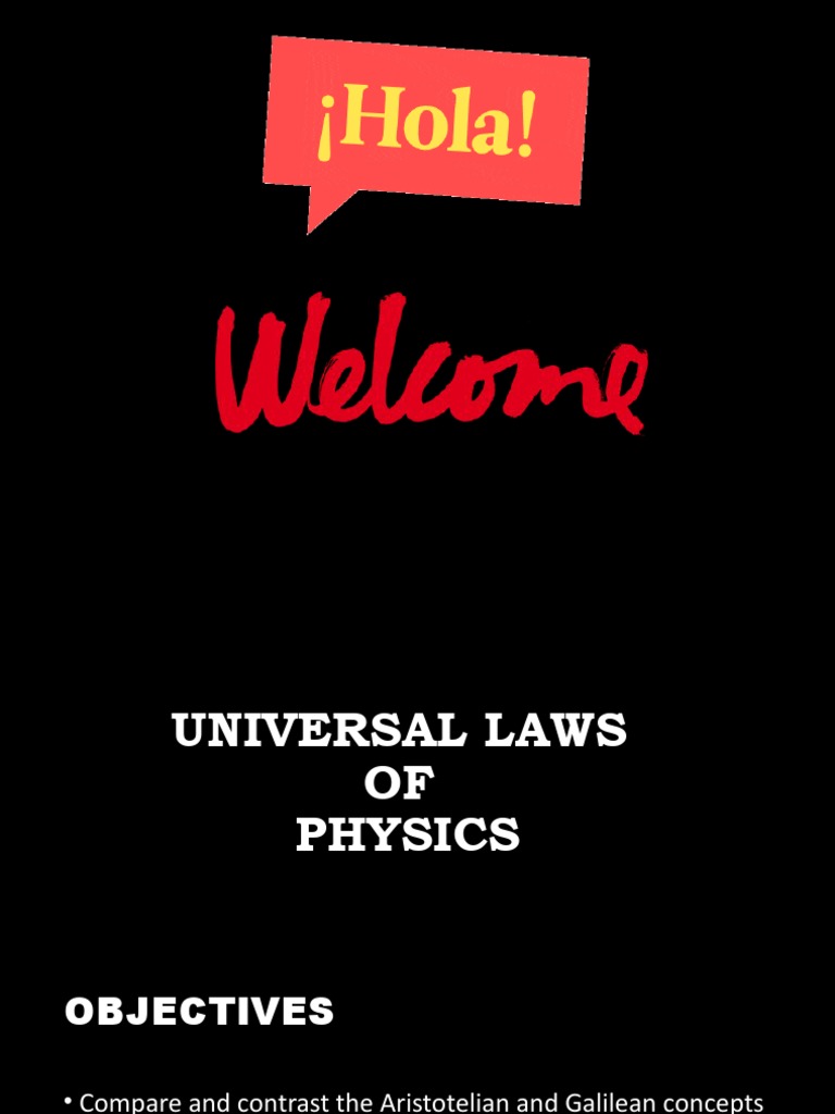 Understanding Universal Laws of Motion | PDF | Force | Gravity