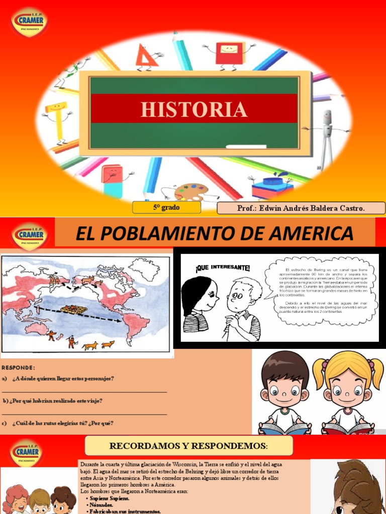 El Poblamieno de America | PDF | Américas | Ciencias de la Tierra