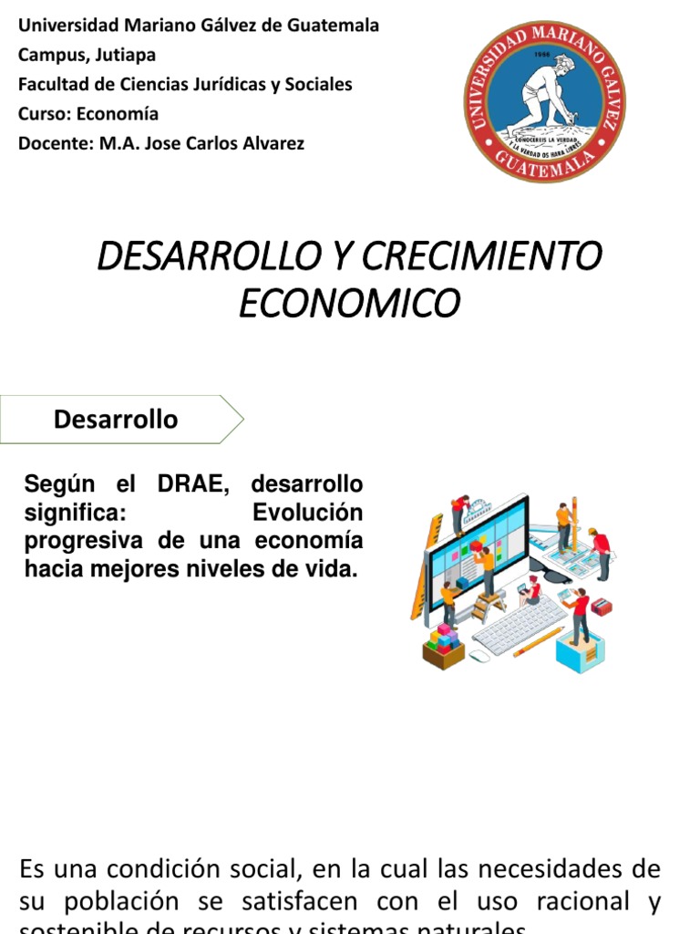 Desarrollo y Crecimiento Económico | PDF | Desarrollo sostenible ...