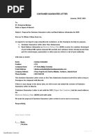 Maersk Container Guarantee Permanent Letter | PDF | Supply Chain ...