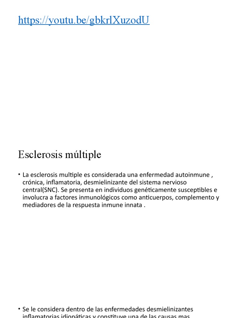 Esclerosis Múltiple | PDF | Esclerosis múltiple | Mielina