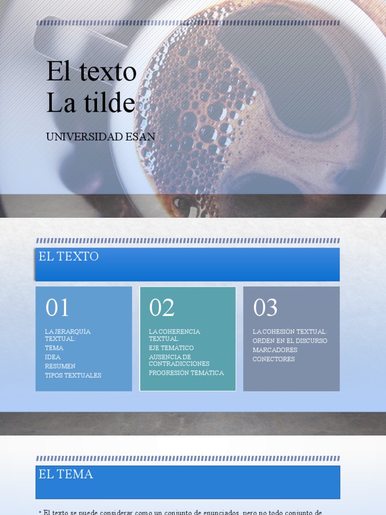 El Texto y La Tilde | PDF