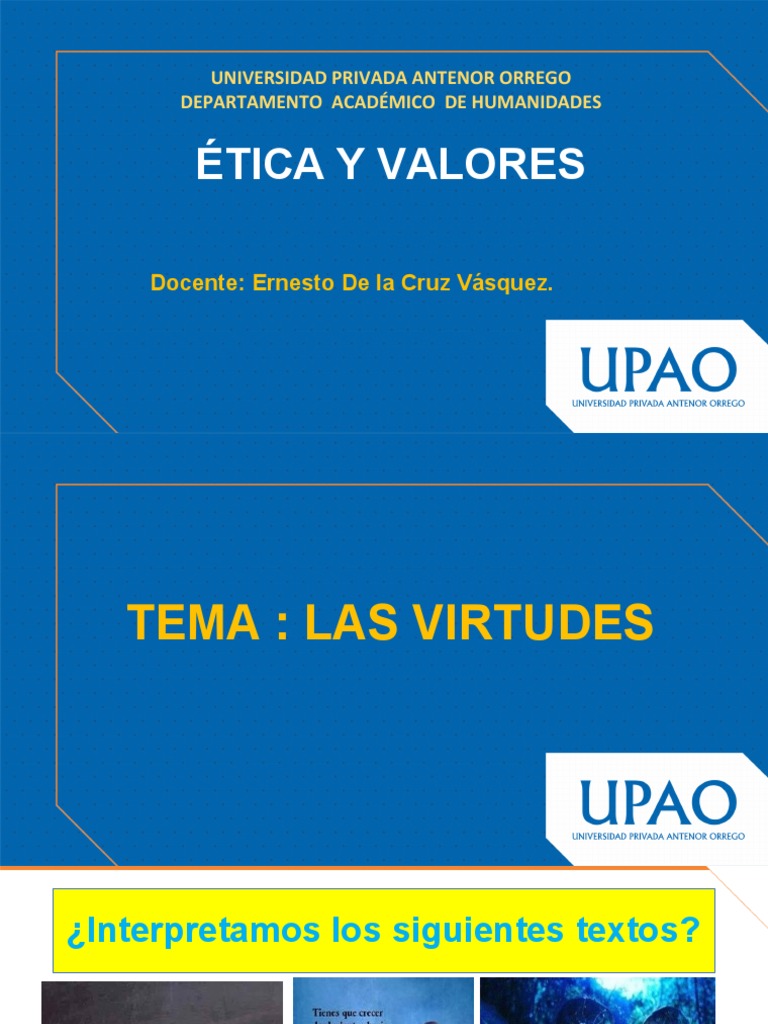 Importancia de las Virtudes Cardinales | PDF | Virtud | Prudencia